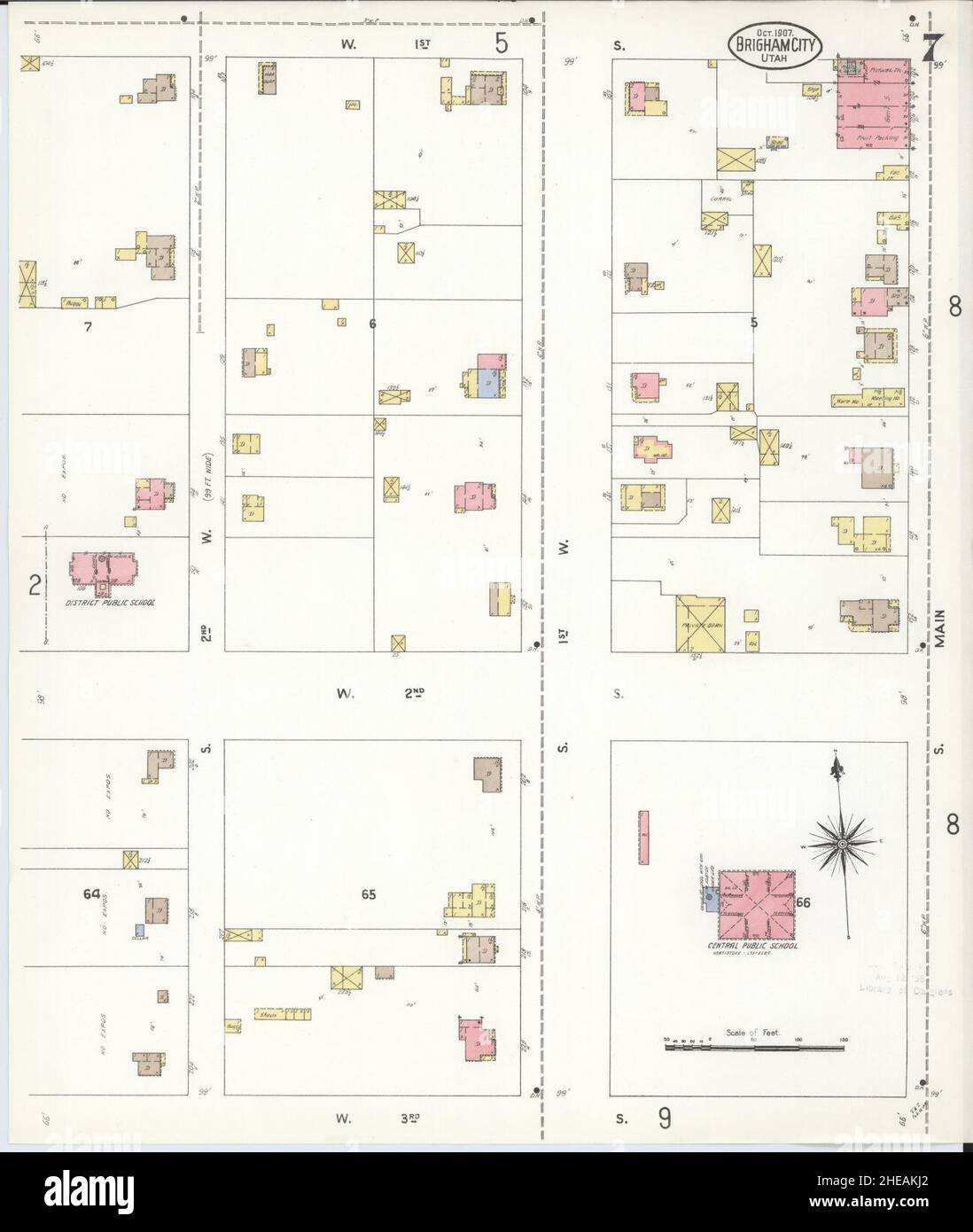 Map of brigham city hi-res stock photography and images - Alamy