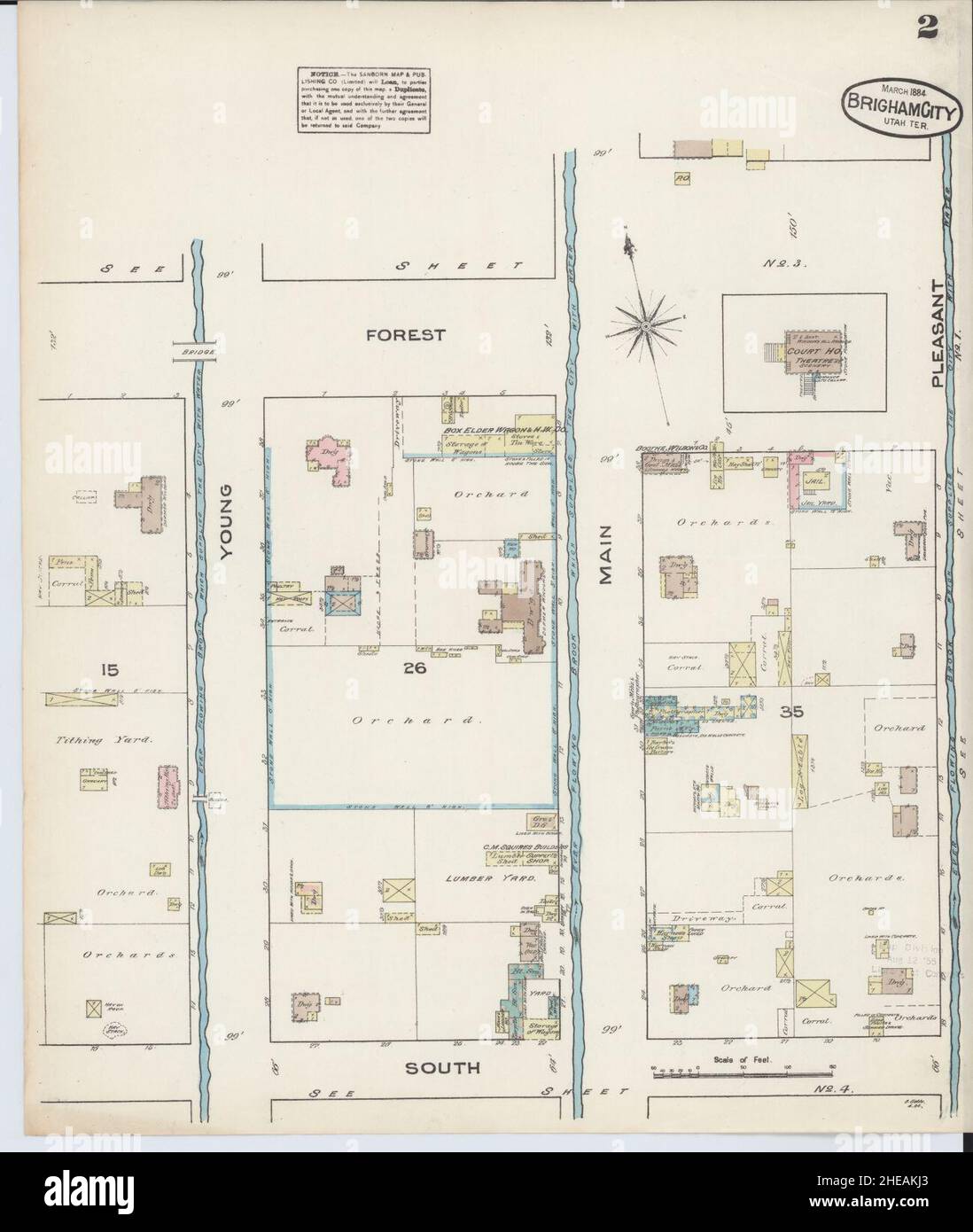 Map of brigham city hi-res stock photography and images - Alamy