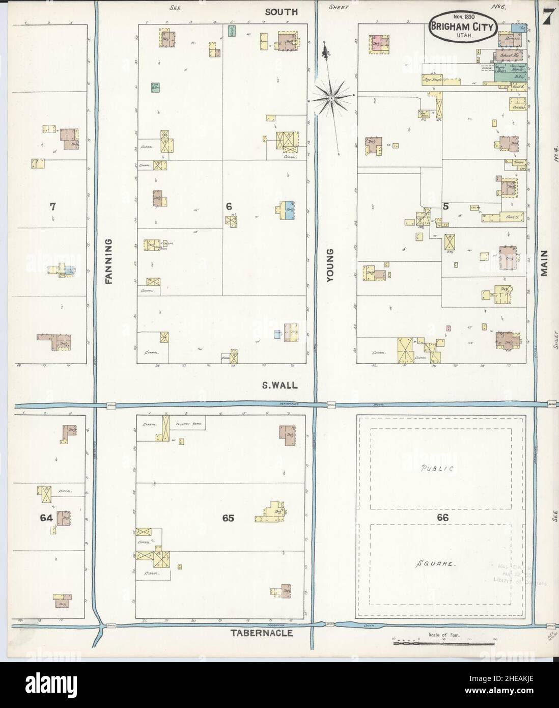 Map of brigham city utah hi-res stock photography and images - Alamy
