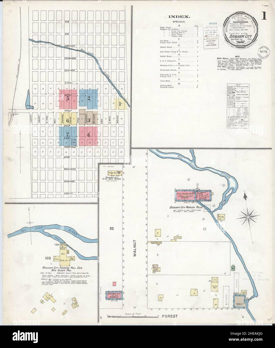Map of brigham city utah hi-res stock photography and images - Alamy