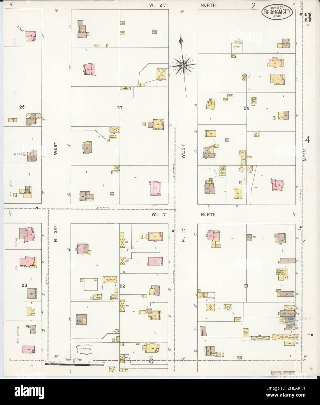 Map of brigham city hi-res stock photography and images - Alamy