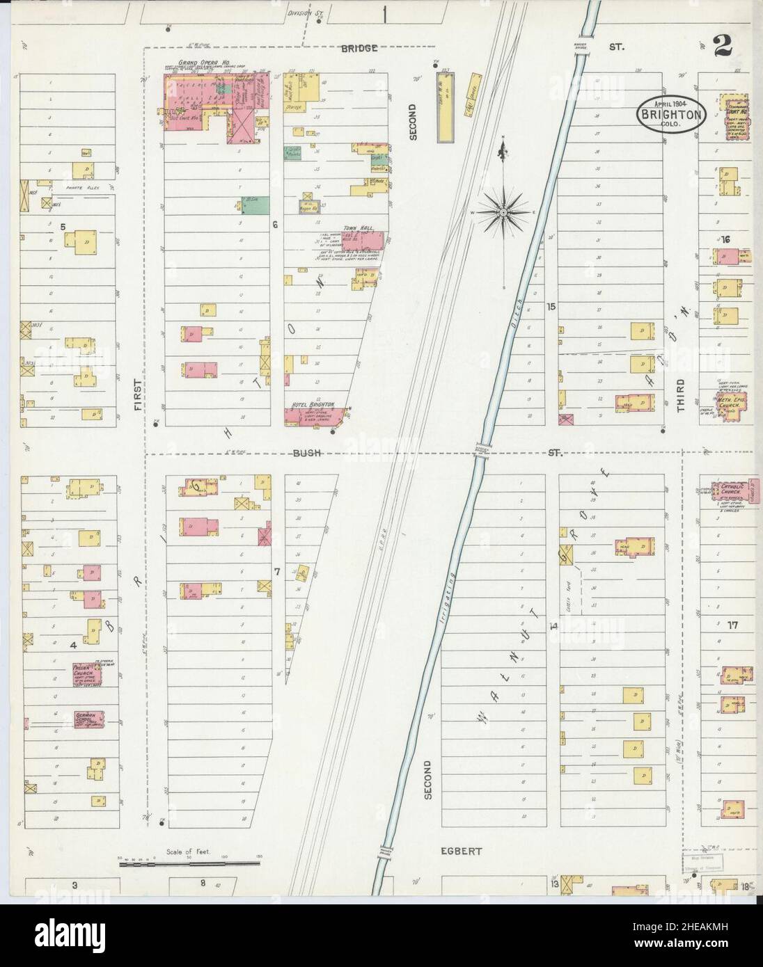 Brighton colorado map hi-res stock photography and images - Alamy