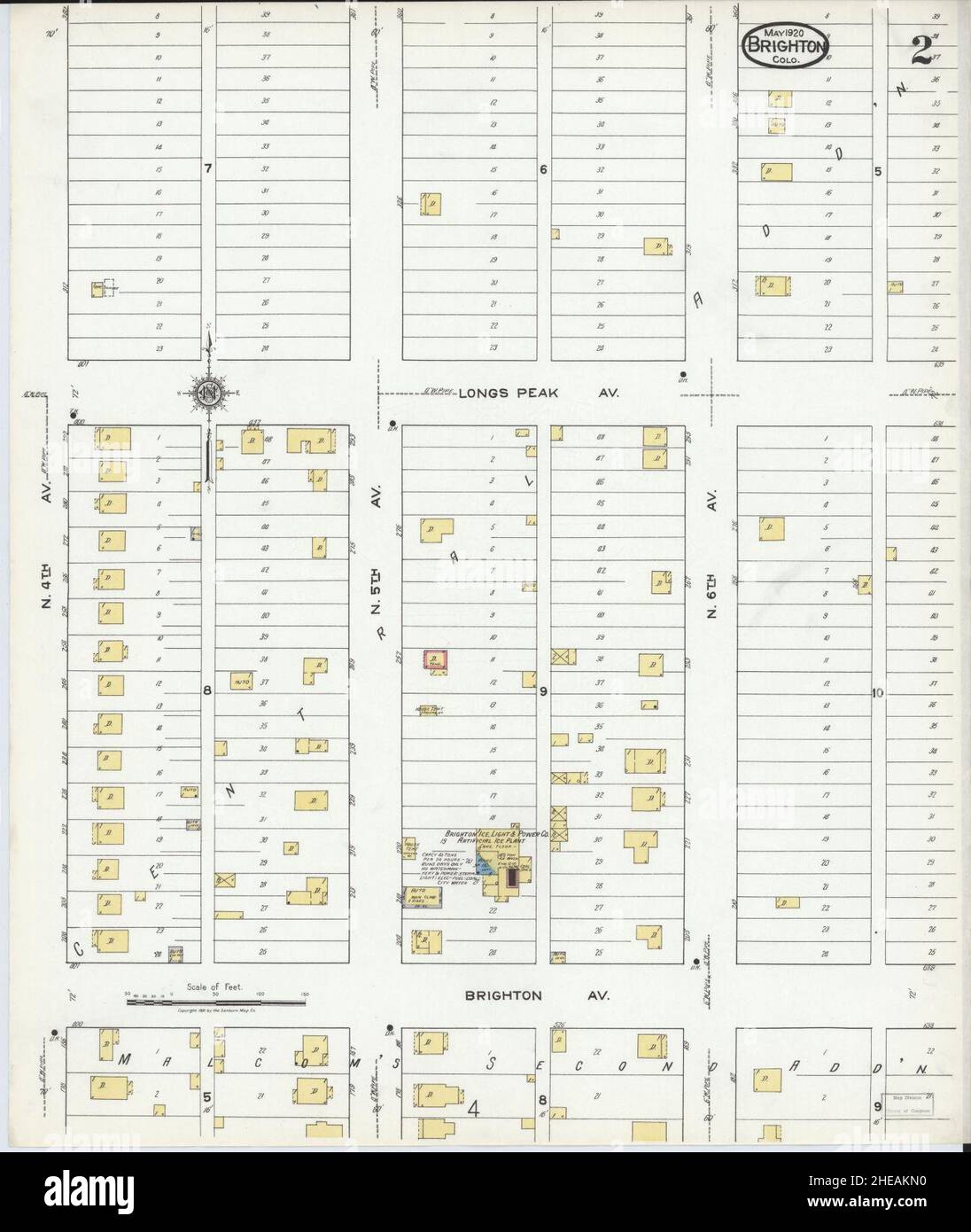Brighton colorado map hi-res stock photography and images - Alamy