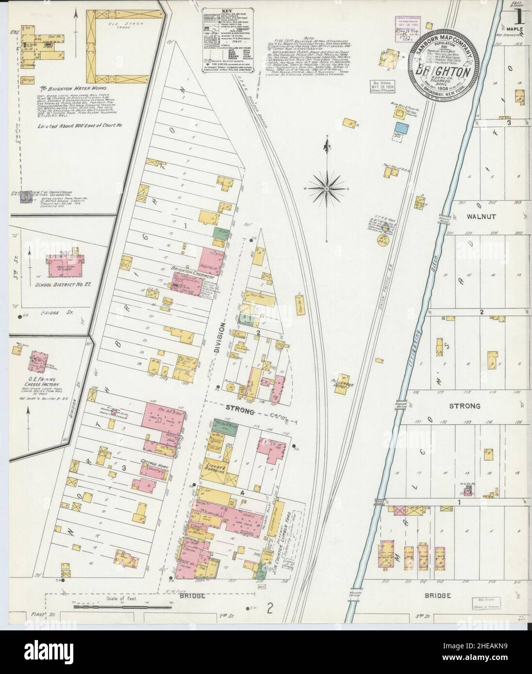 Brighton colorado map hi-res stock photography and images - Alamy