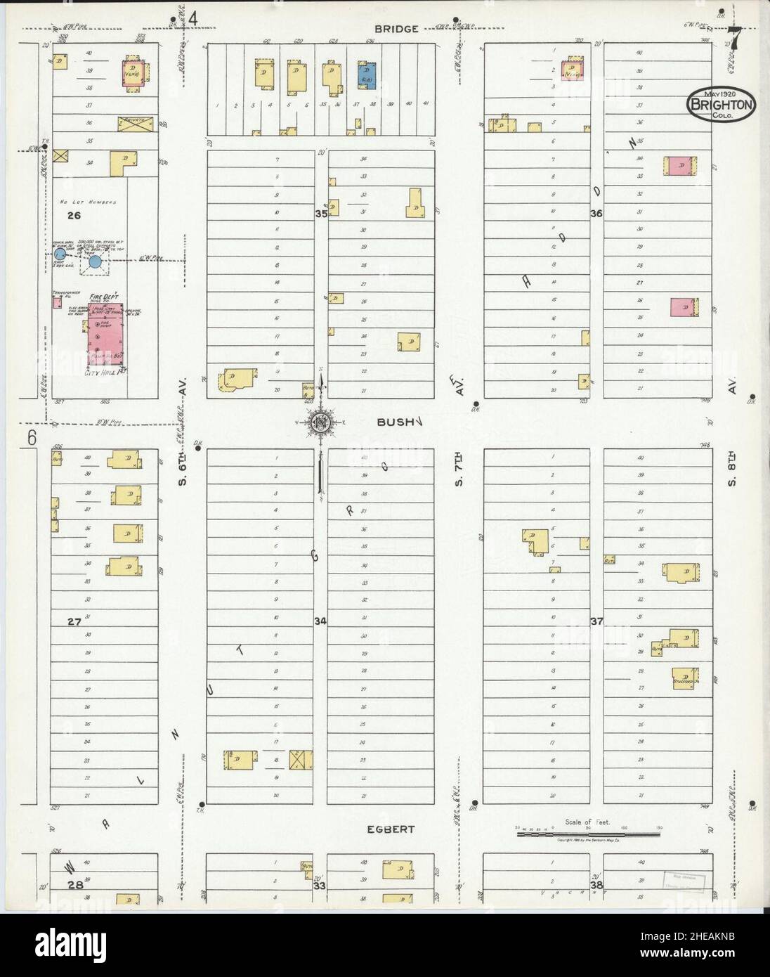 Brighton colorado map hi-res stock photography and images - Alamy