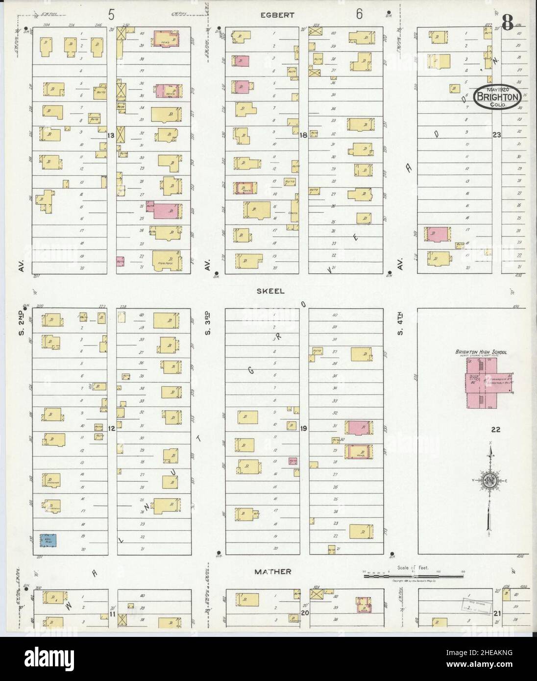 Brighton colorado map hi-res stock photography and images - Alamy