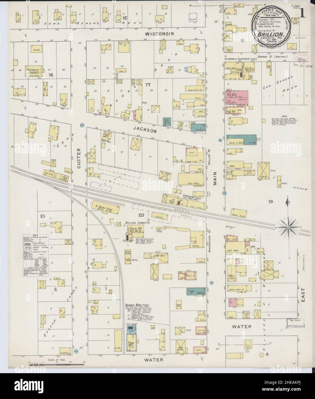 Calumet county map hi-res stock photography and images - Alamy