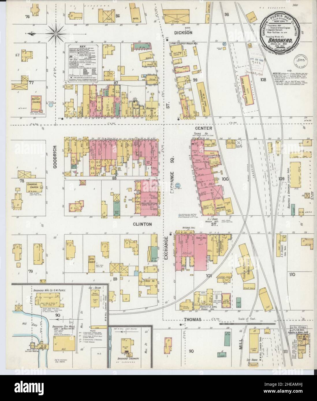 Map of brodhead hi-res stock photography and images - Alamy