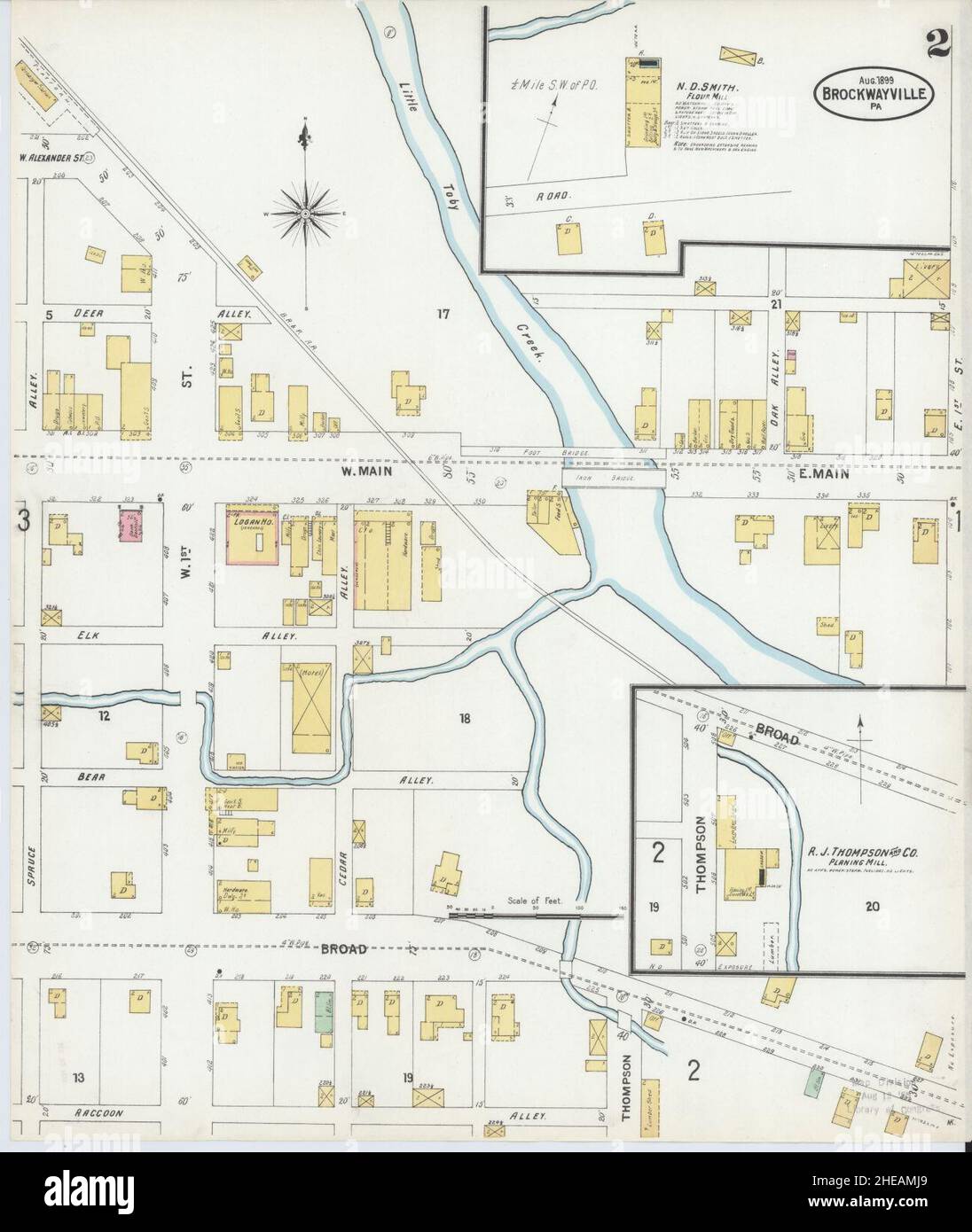 Sanborn Fire Insurance Map from Brockwayville, Jefferson County ...