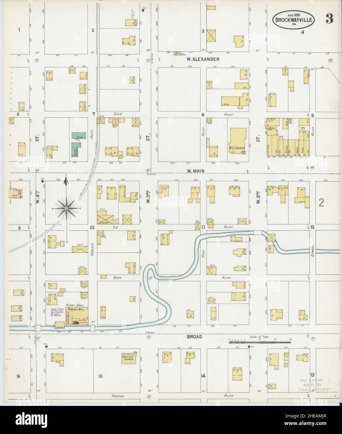 Sanborn Fire Insurance Map from Brockwayville, Jefferson County ...