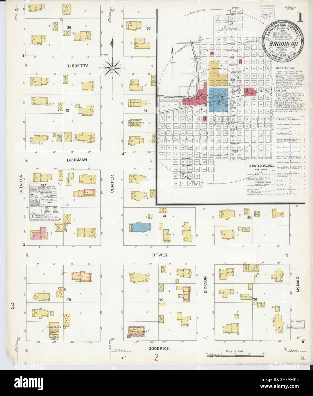 Map of brodhead wisconsin hi-res stock photography and images - Alamy