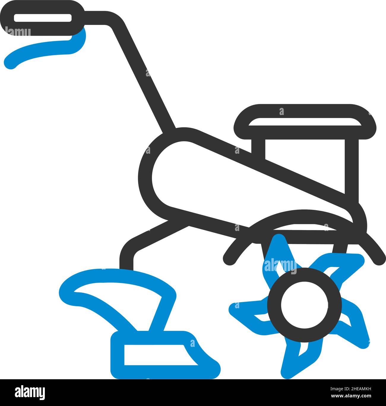 Power tiller Cut Out Stock Images & Pictures - Alamy