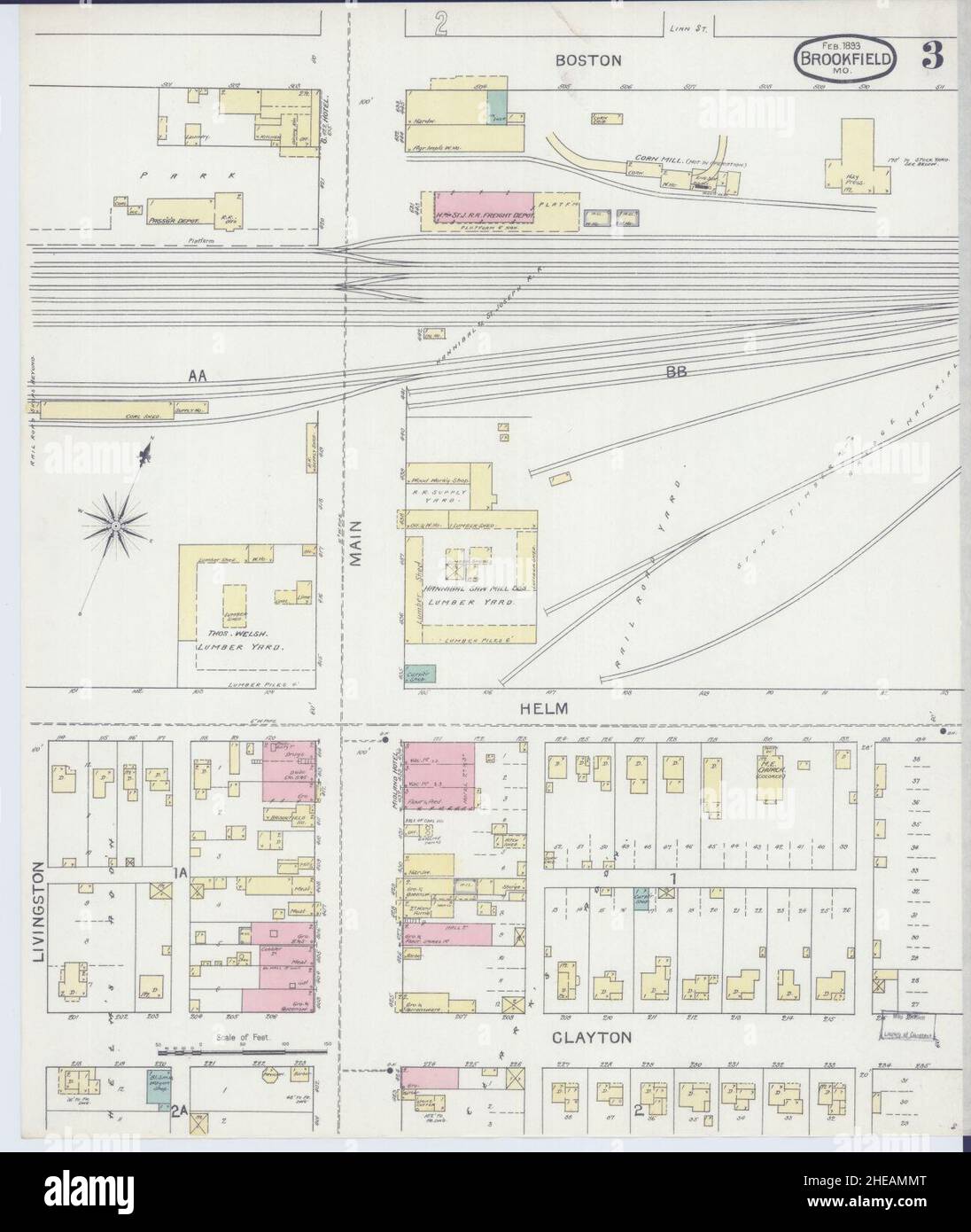 Linn missouri map hi-res stock photography and images - Alamy