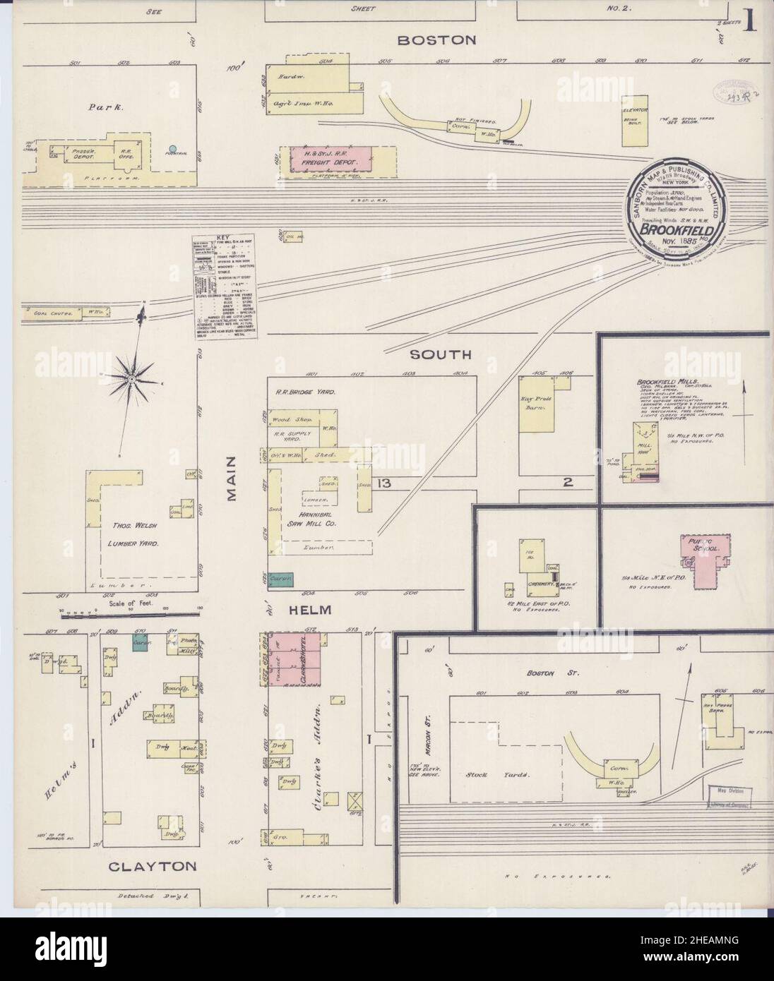 Map of linn missouri hi-res stock photography and images - Alamy