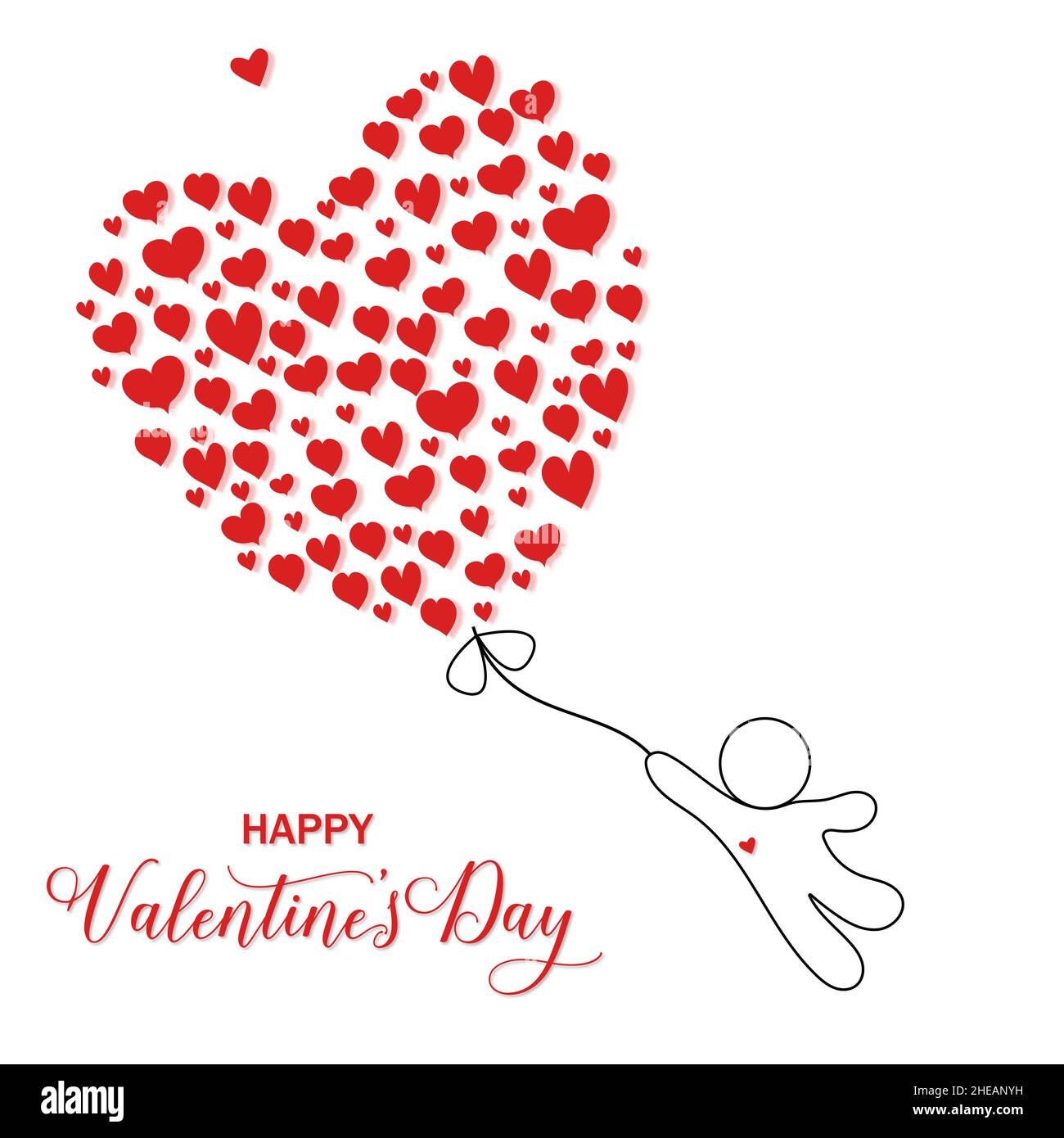 Modern creative card happy Stock Vector Images - Alamy