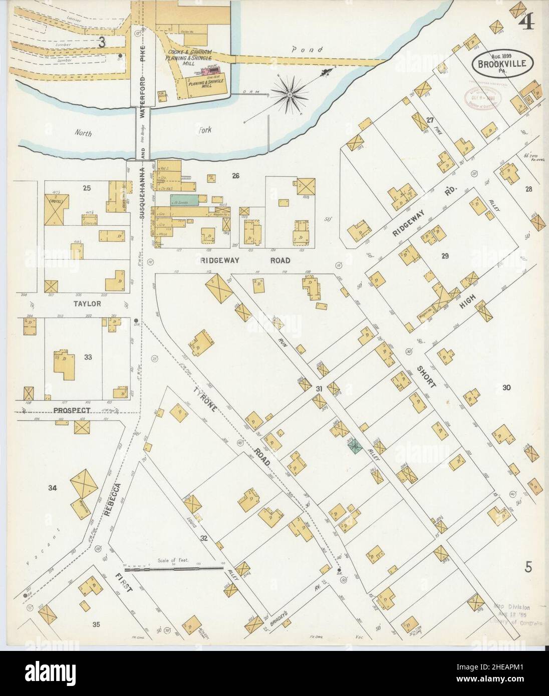 Brookville pennsylvania map hi-res stock photography and images - Alamy