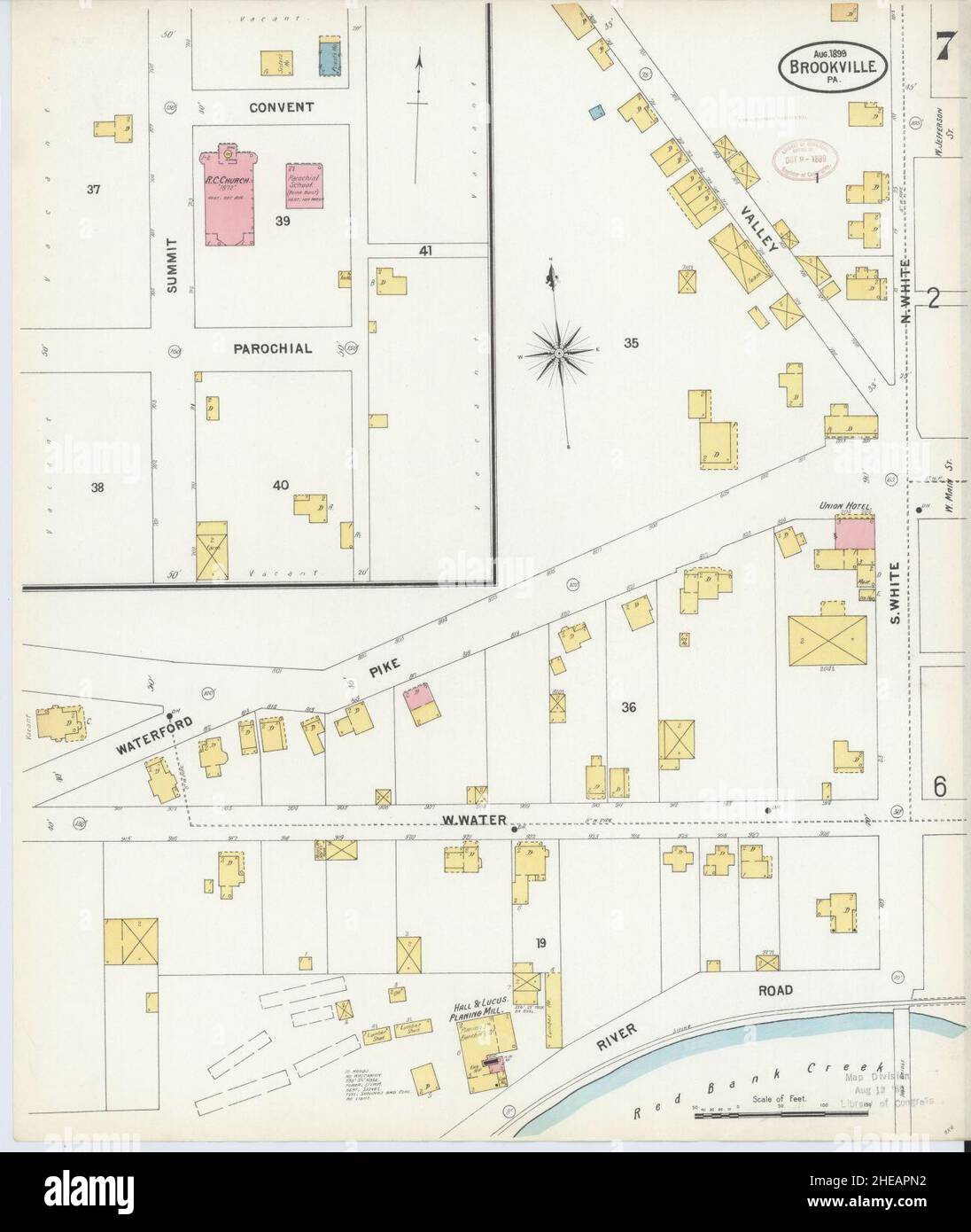 Brookville pennsylvania map hi-res stock photography and images - Alamy
