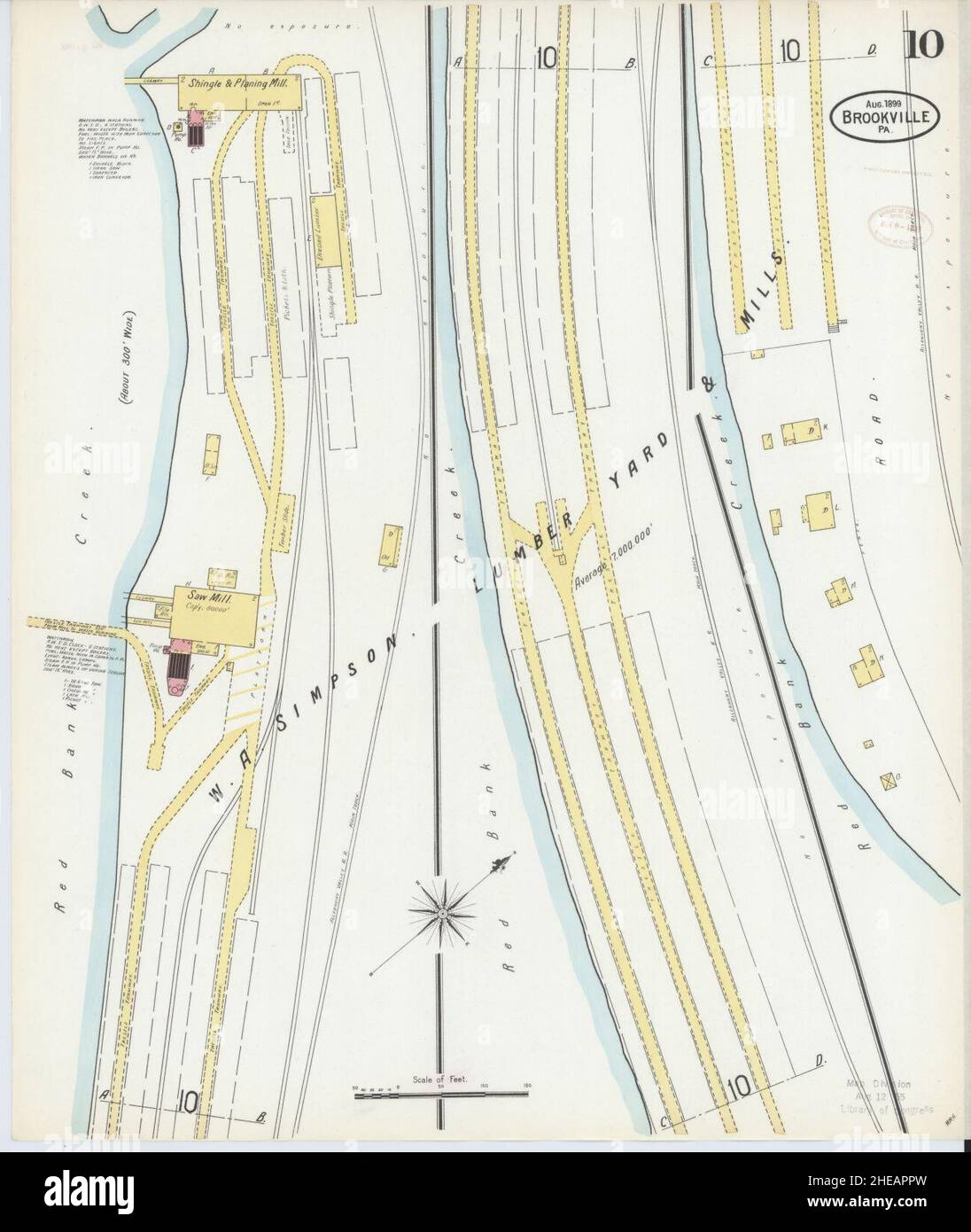 Brookville pennsylvania map hi-res stock photography and images - Alamy