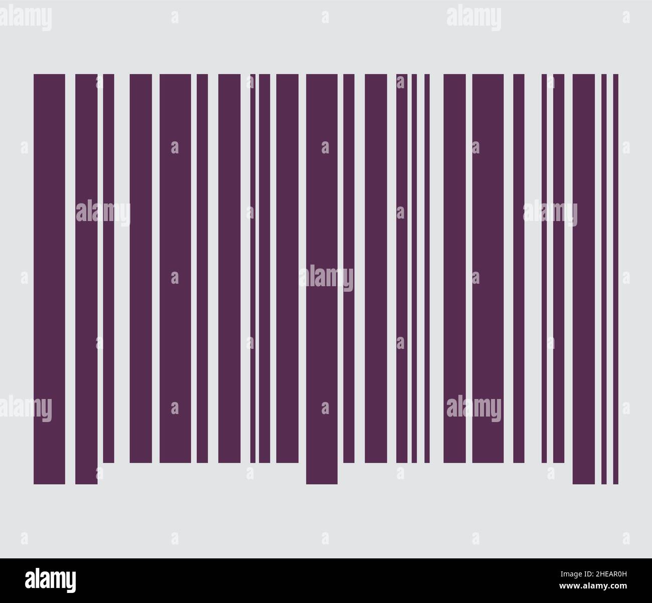 Vector illustration single isolated barcode hi-res stock photography ...