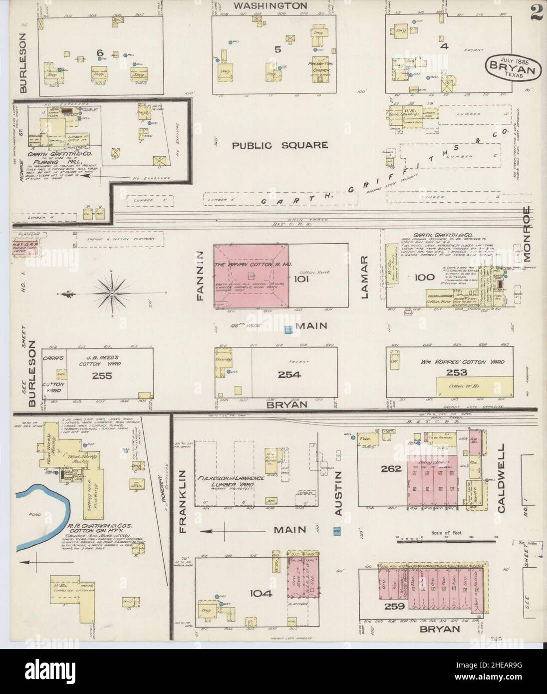Map of bryan texas hi-res stock photography and images - Alamy