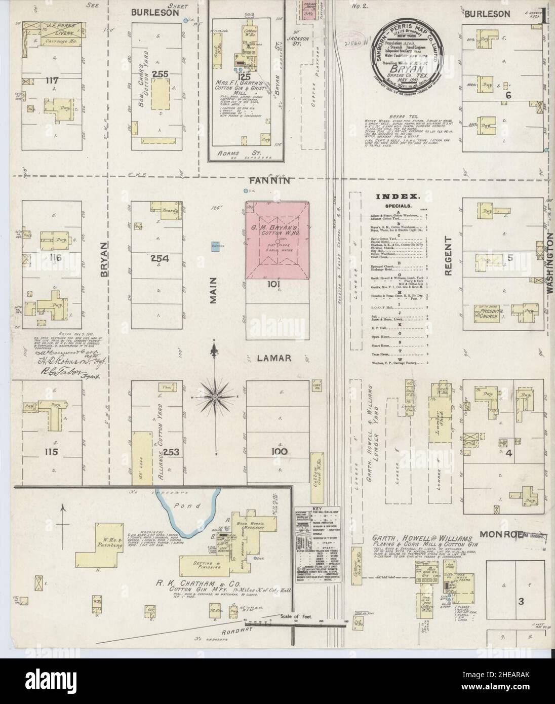 Map of bryan texas hi-res stock photography and images - Alamy