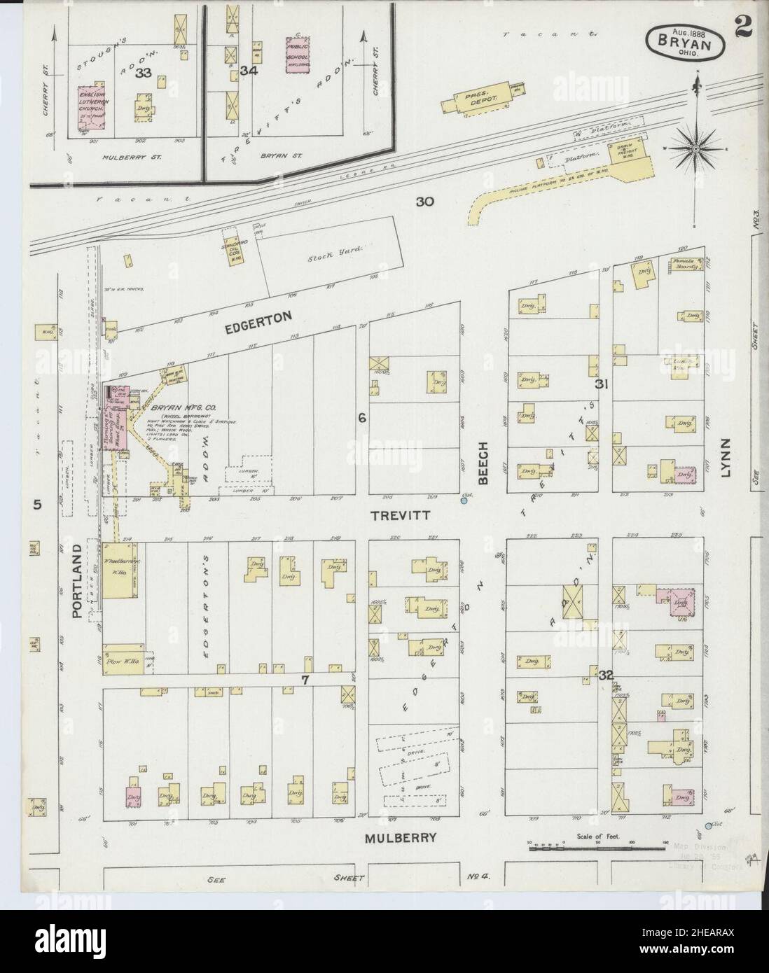 Williams ohio map hi-res stock photography and images - Alamy