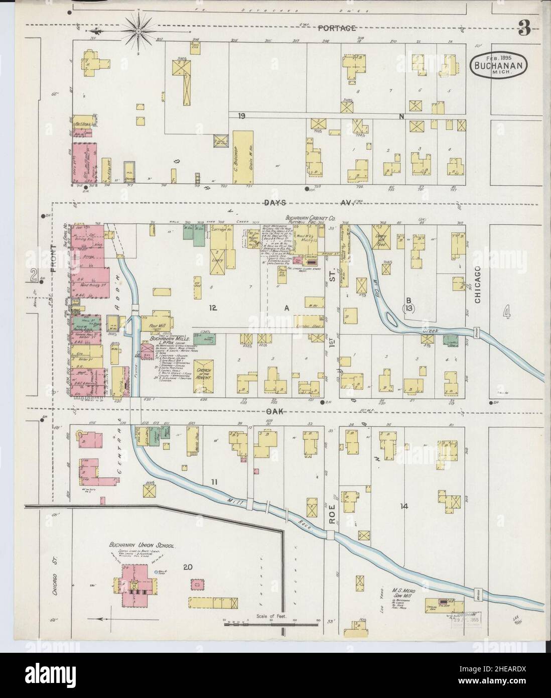 Buchanan county map hi-res stock photography and images - Alamy