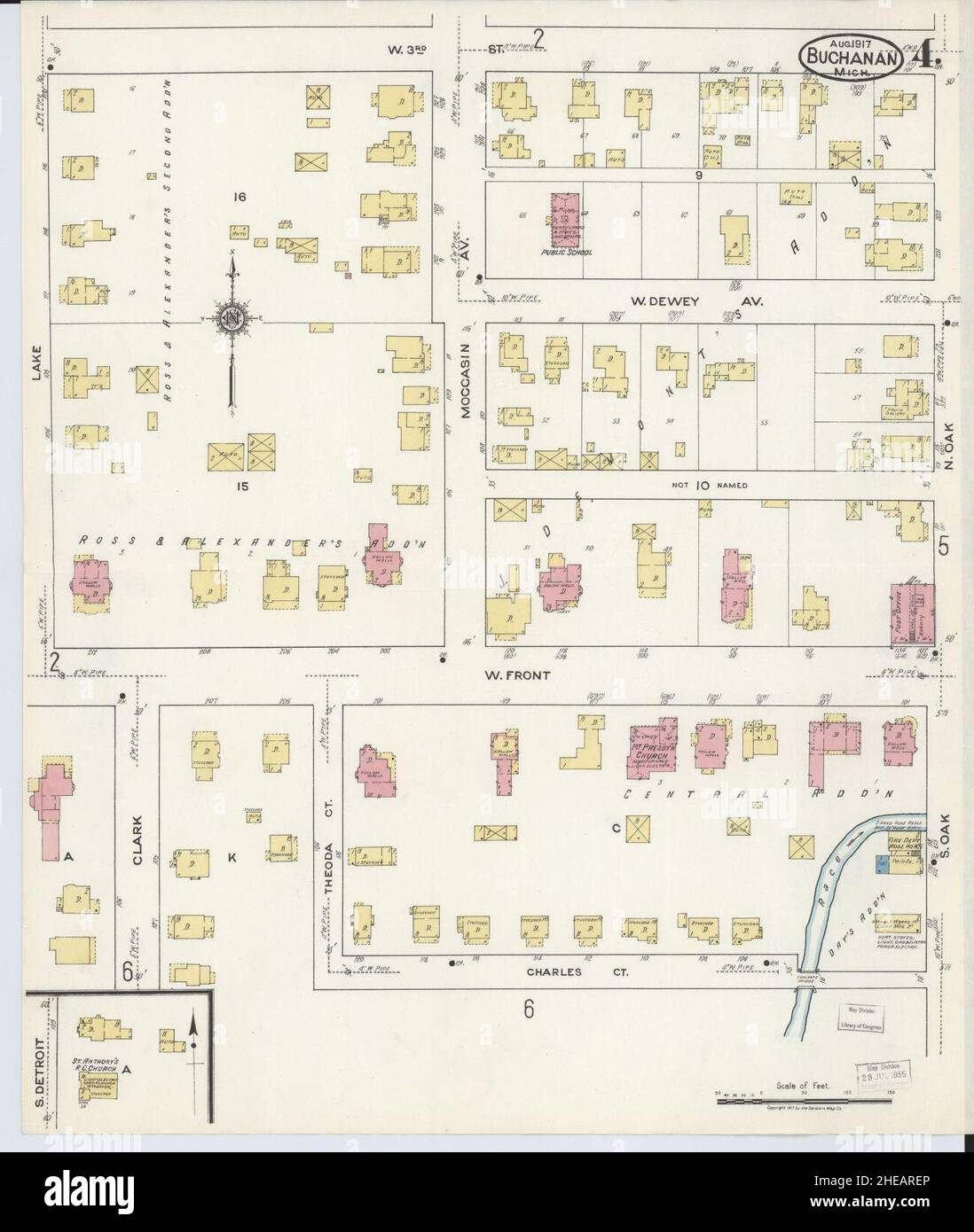 Buchanan county map hi-res stock photography and images - Alamy