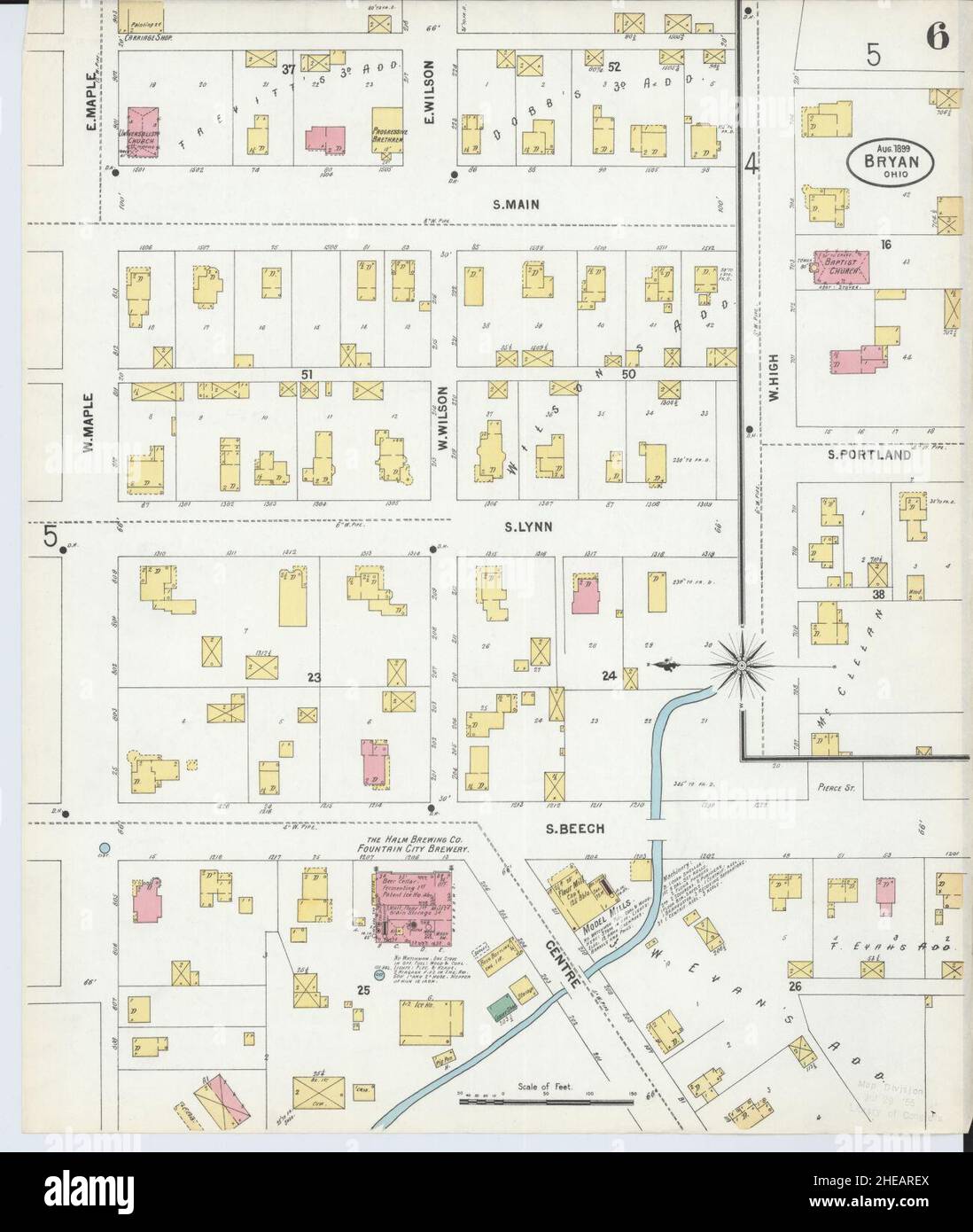 Williams county map hi-res stock photography and images - Alamy