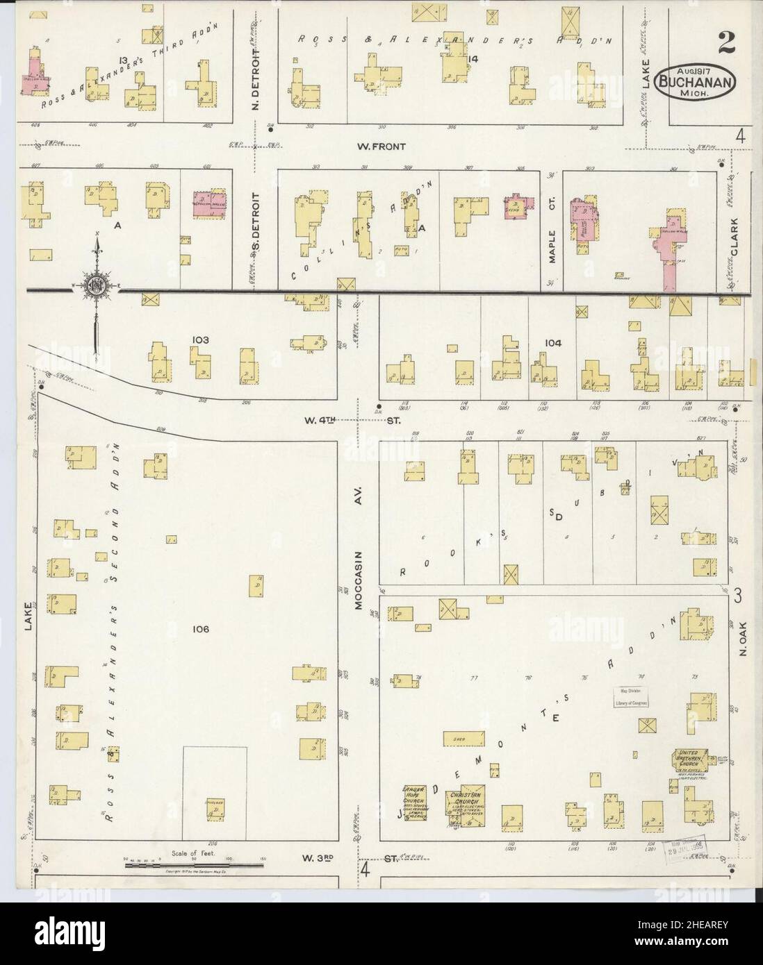 Buchanan county map hi-res stock photography and images - Alamy