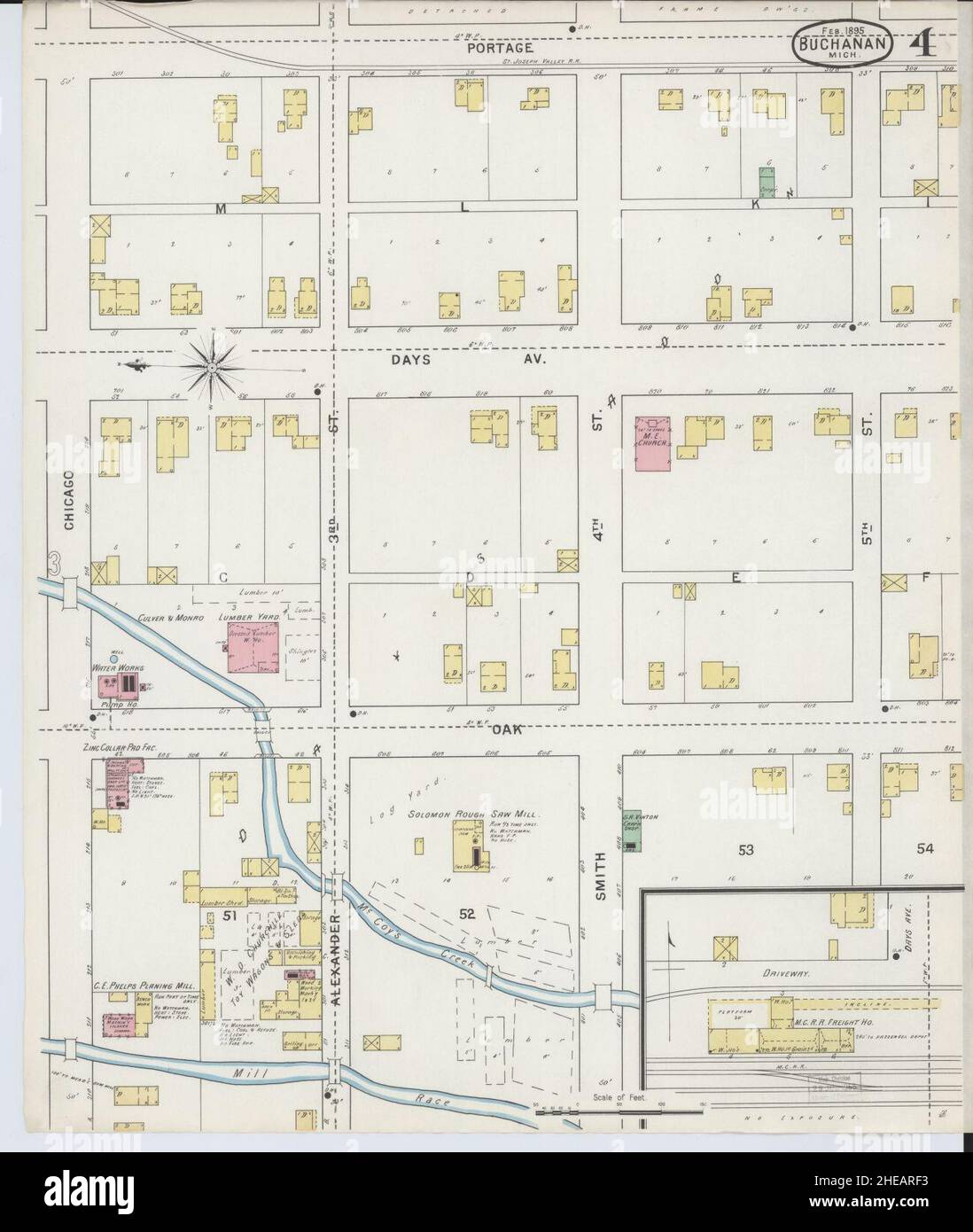 Map of buchanan hi-res stock photography and images - Alamy