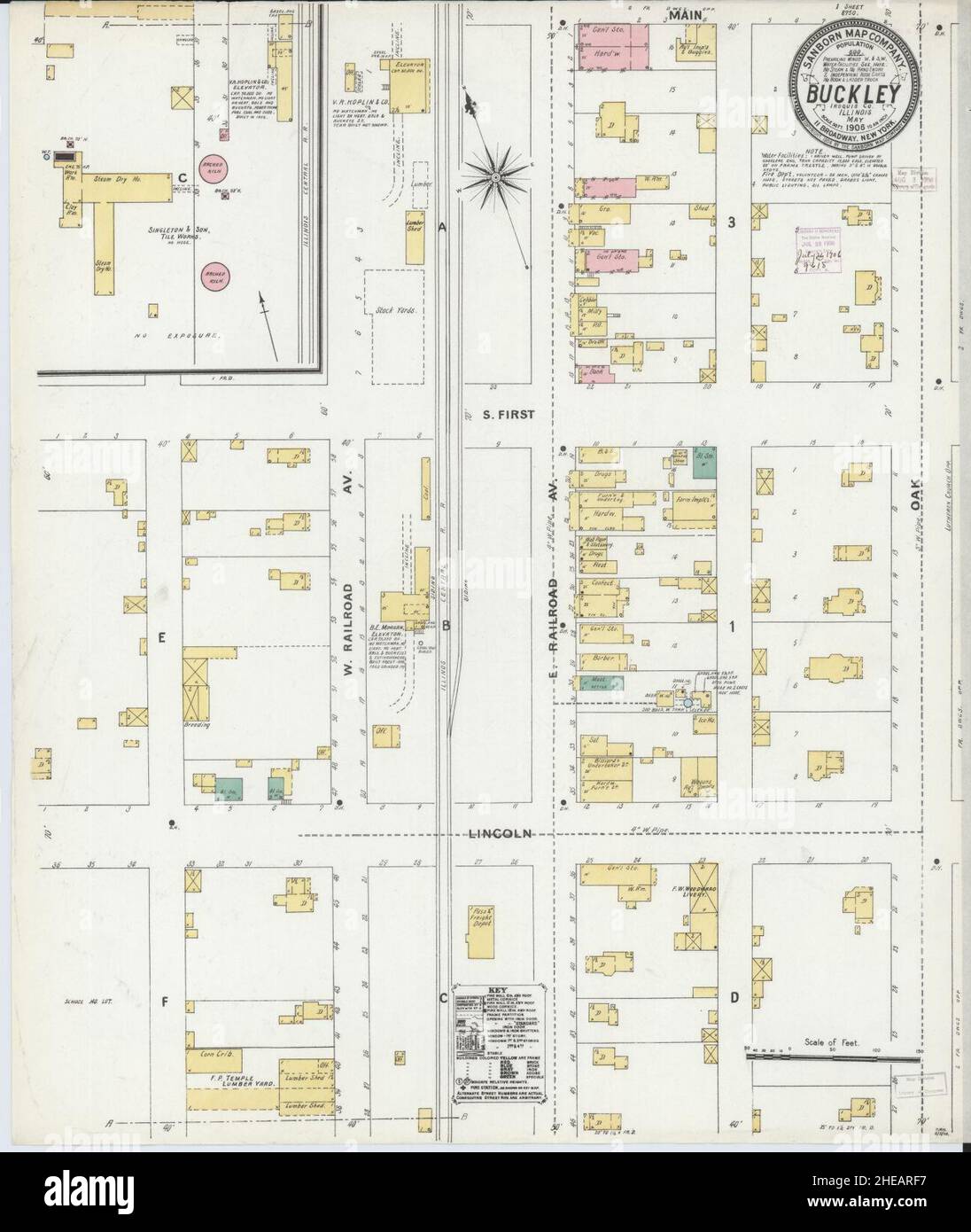 Map of buckley hi-res stock photography and images - Alamy