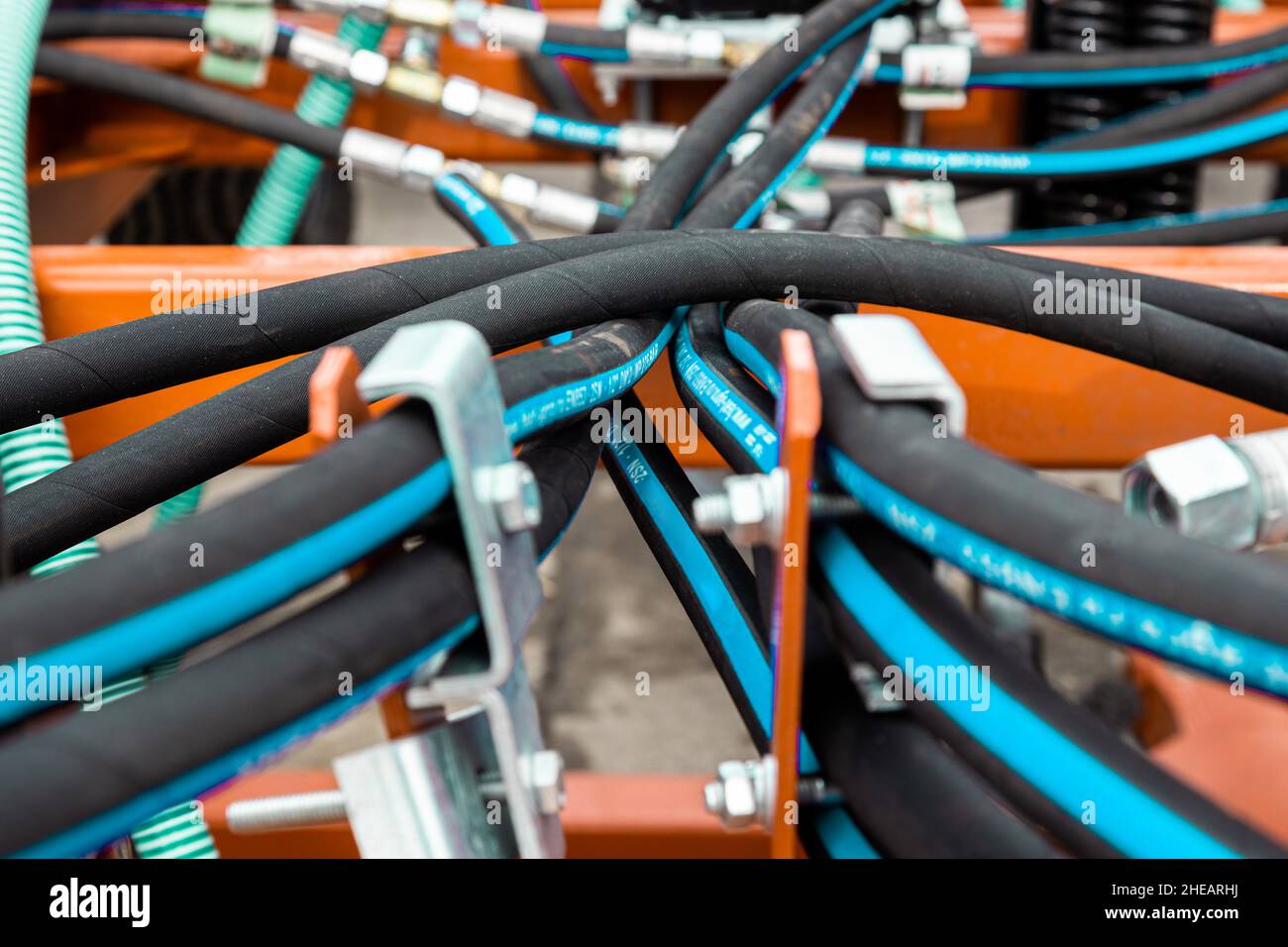 Agricultural machinery. The elements and components of agricultural ...