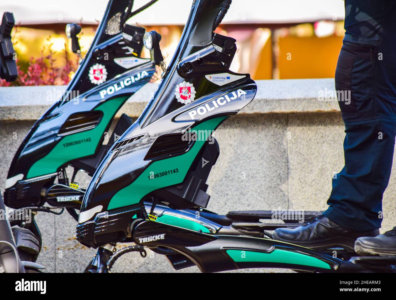 Electric police bike hi-res stock photography and images - Alamy