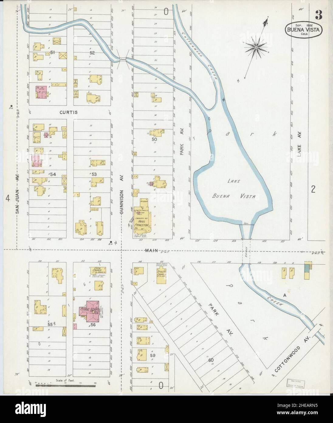 Buena vista county map hi-res stock photography and images - Alamy