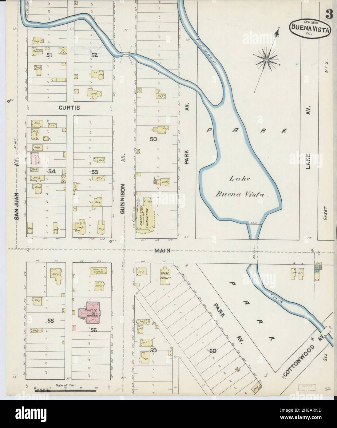 Buena vista county map hi-res stock photography and images - Alamy