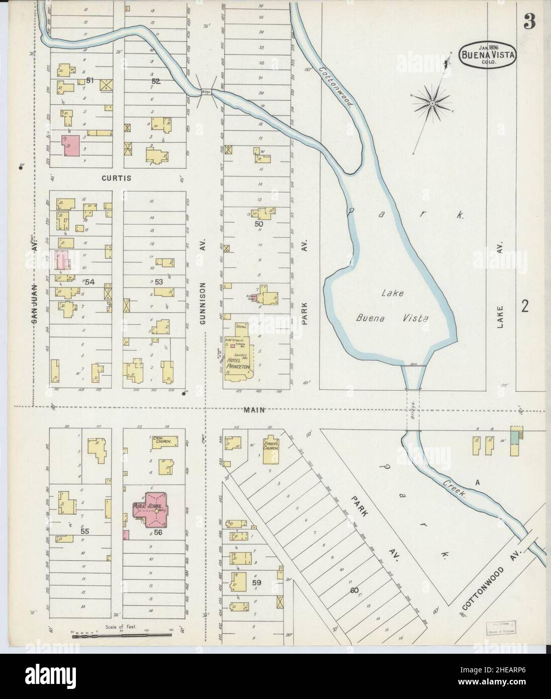 Buena vista county map hi-res stock photography and images - Alamy