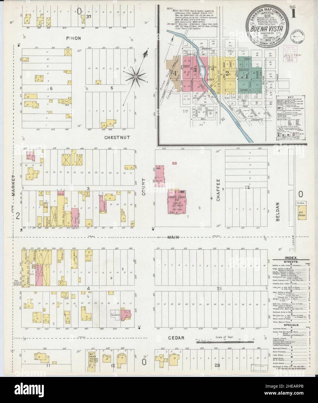 Buena vista county map hi-res stock photography and images - Alamy