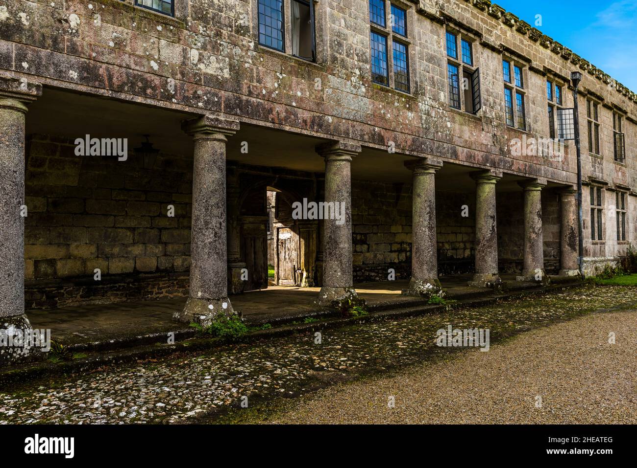 The undercroft of Godolphin House, near Penzance, Cornwall, UK Stock ...