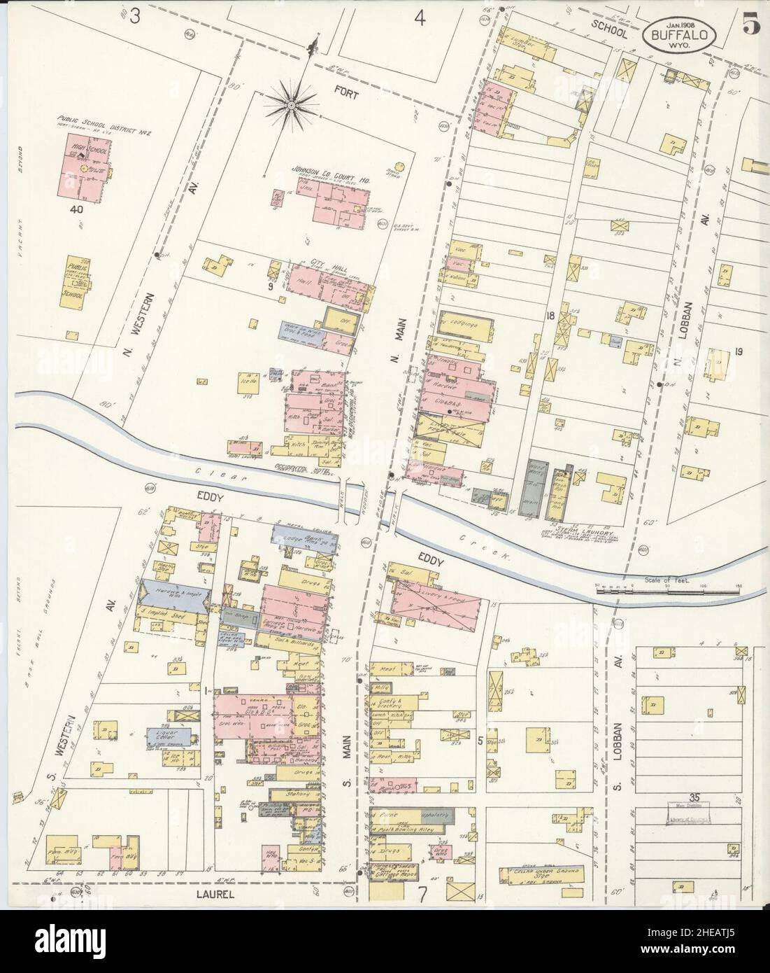 Buffalo wyoming map High Resolution Stock Photography and Images - Alamy