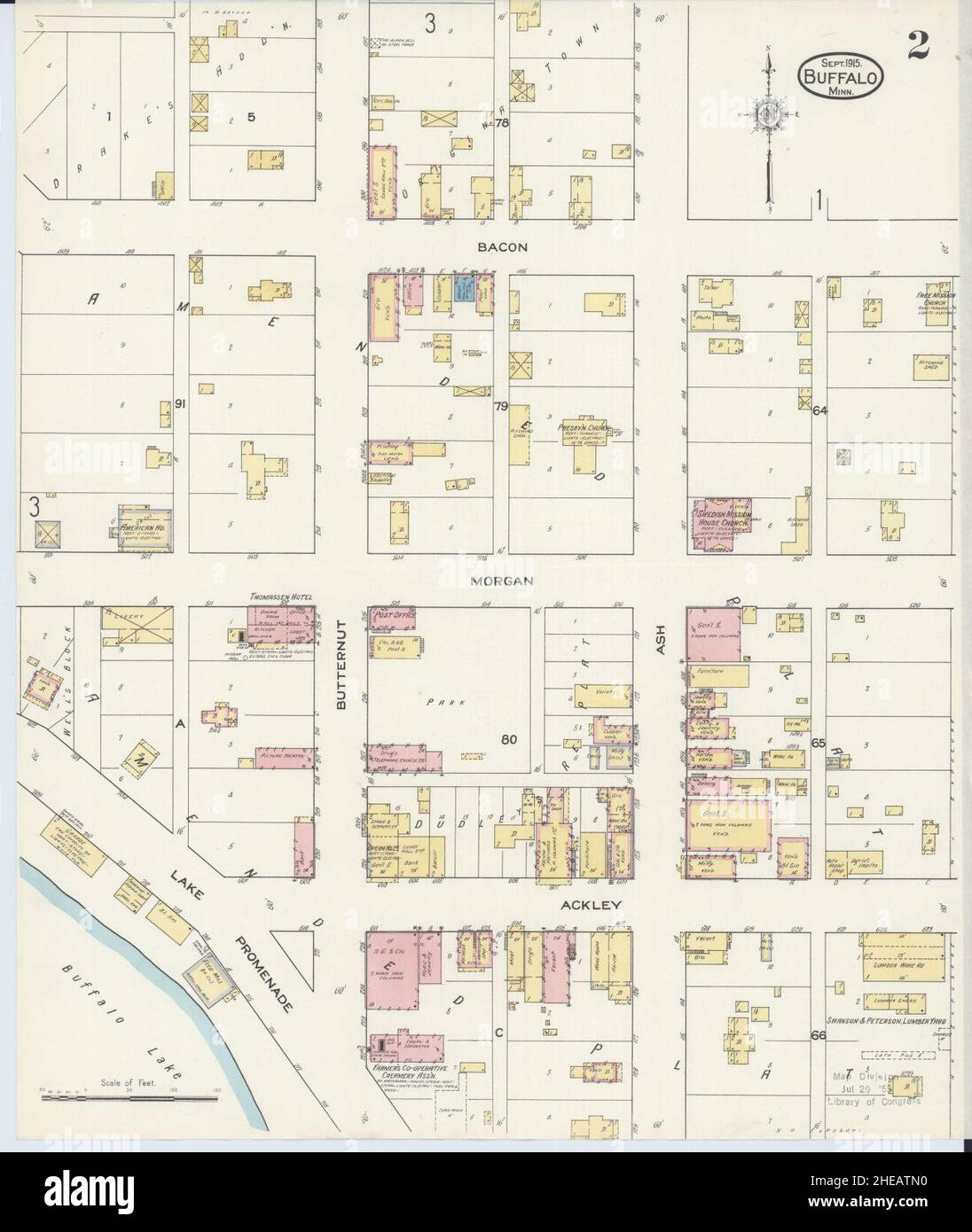 Buffalo minnesota map hi-res stock photography and images - Alamy