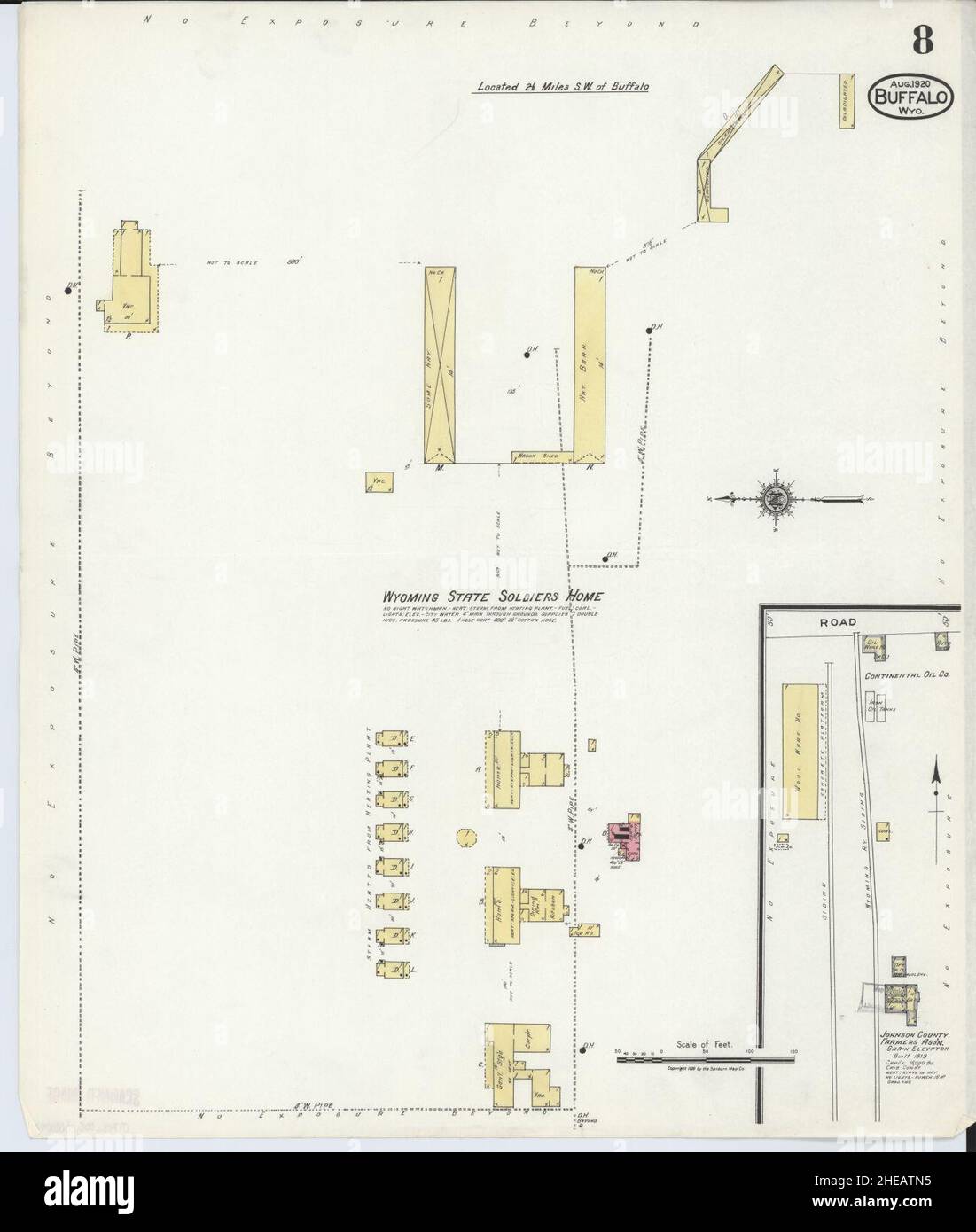 Buffalo wyoming map High Resolution Stock Photography and Images - Alamy