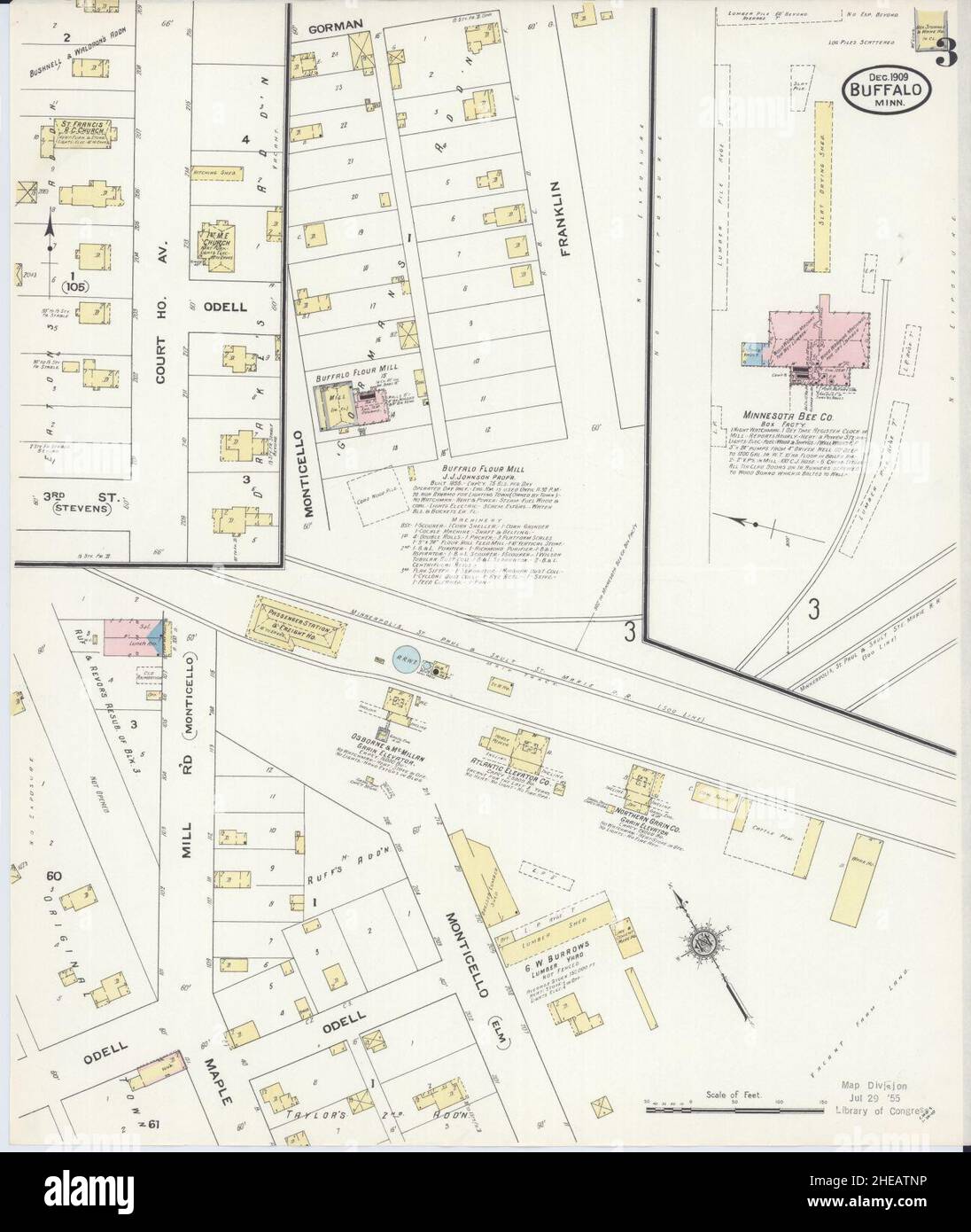 Buffalo minnesota map hi-res stock photography and images - Alamy