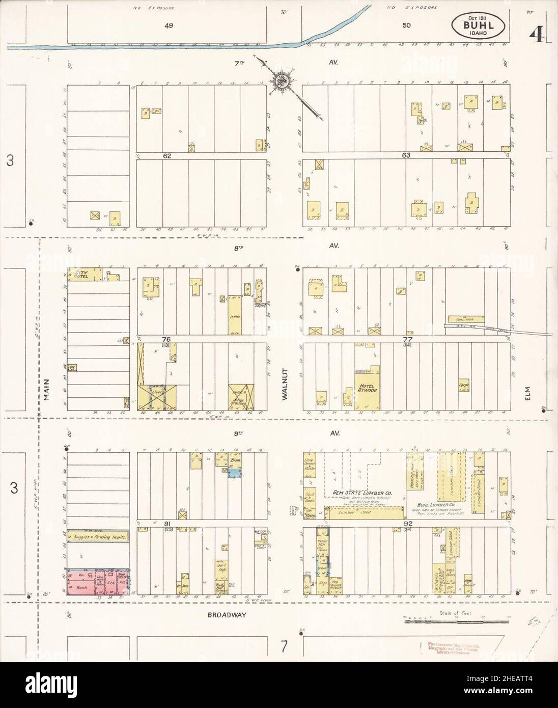 Buhl idaho map hi-res stock photography and images - Alamy