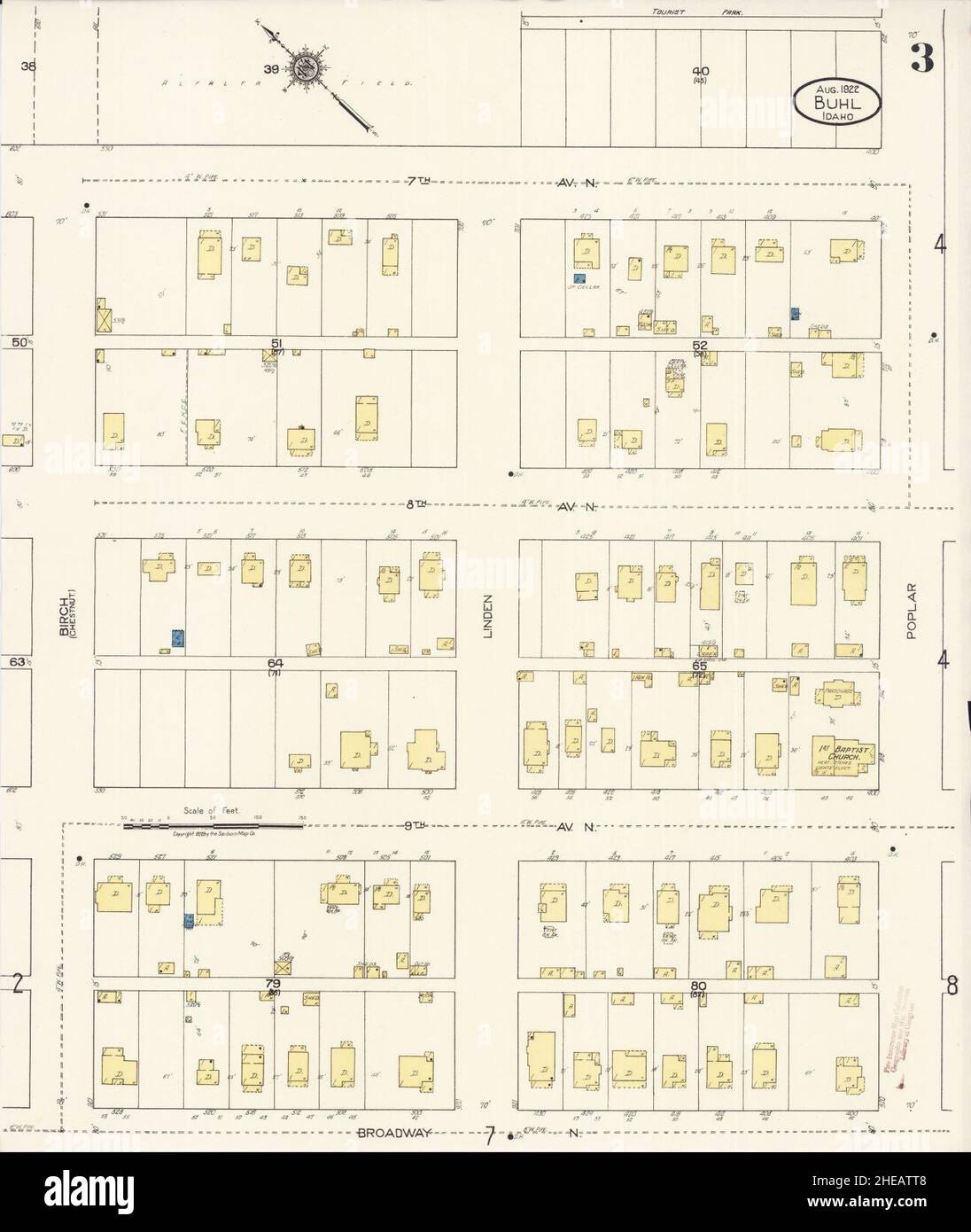 Map of buhl hi-res stock photography and images - Alamy