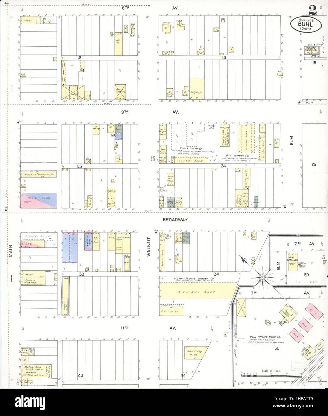 Buhl idaho map hi-res stock photography and images - Alamy