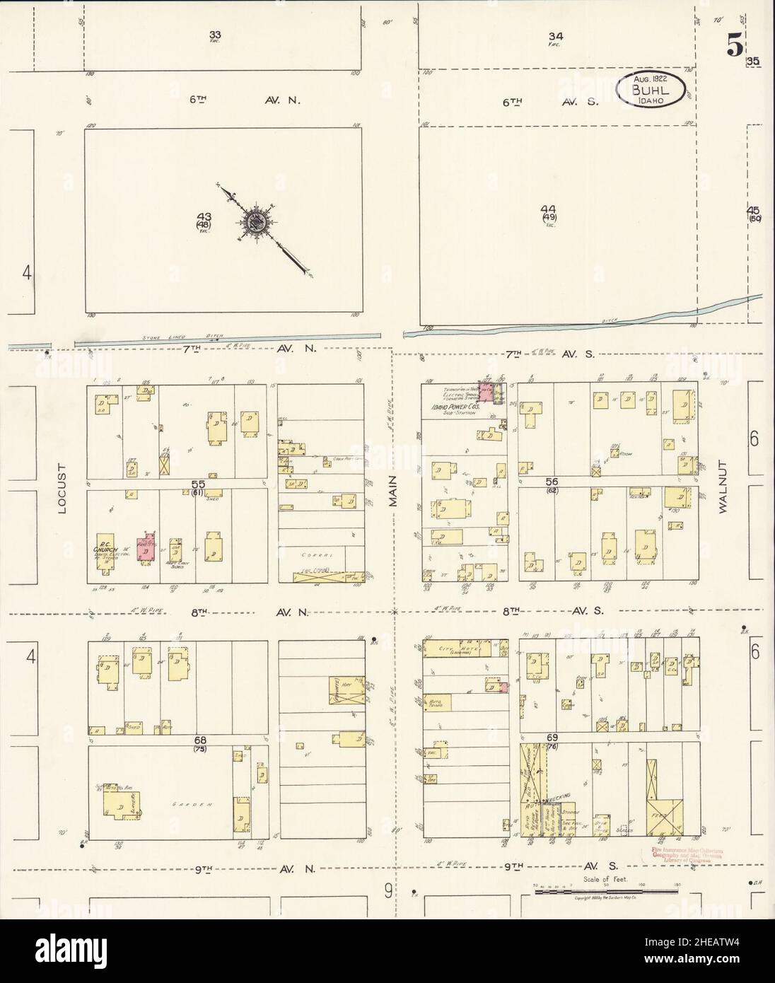Map of buhl hi-res stock photography and images - Alamy