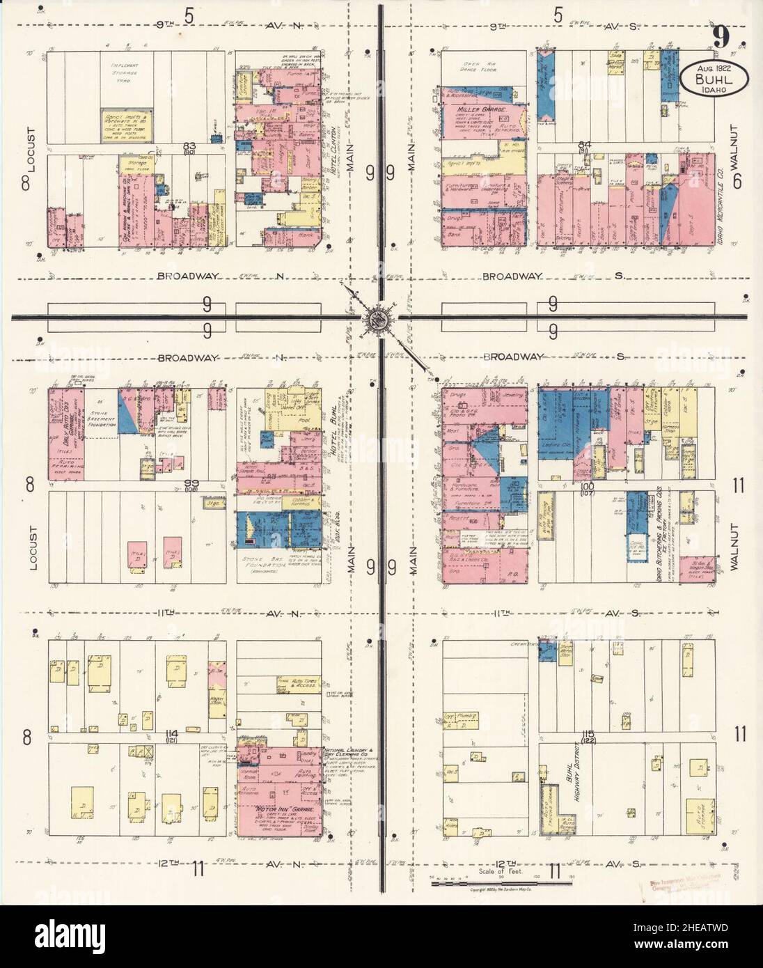 Buhl idaho map hi-res stock photography and images - Alamy