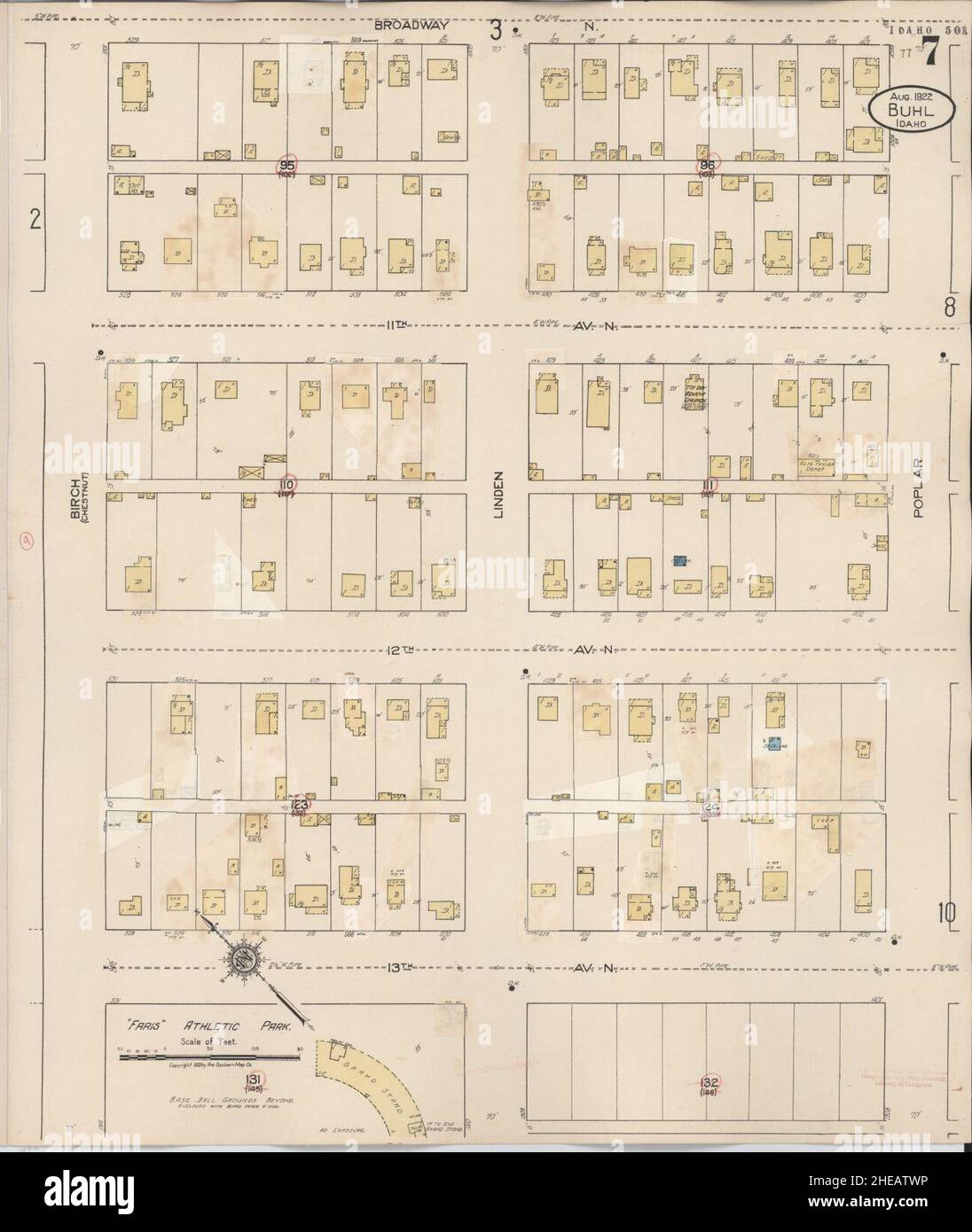 Map of buhl hi-res stock photography and images - Alamy