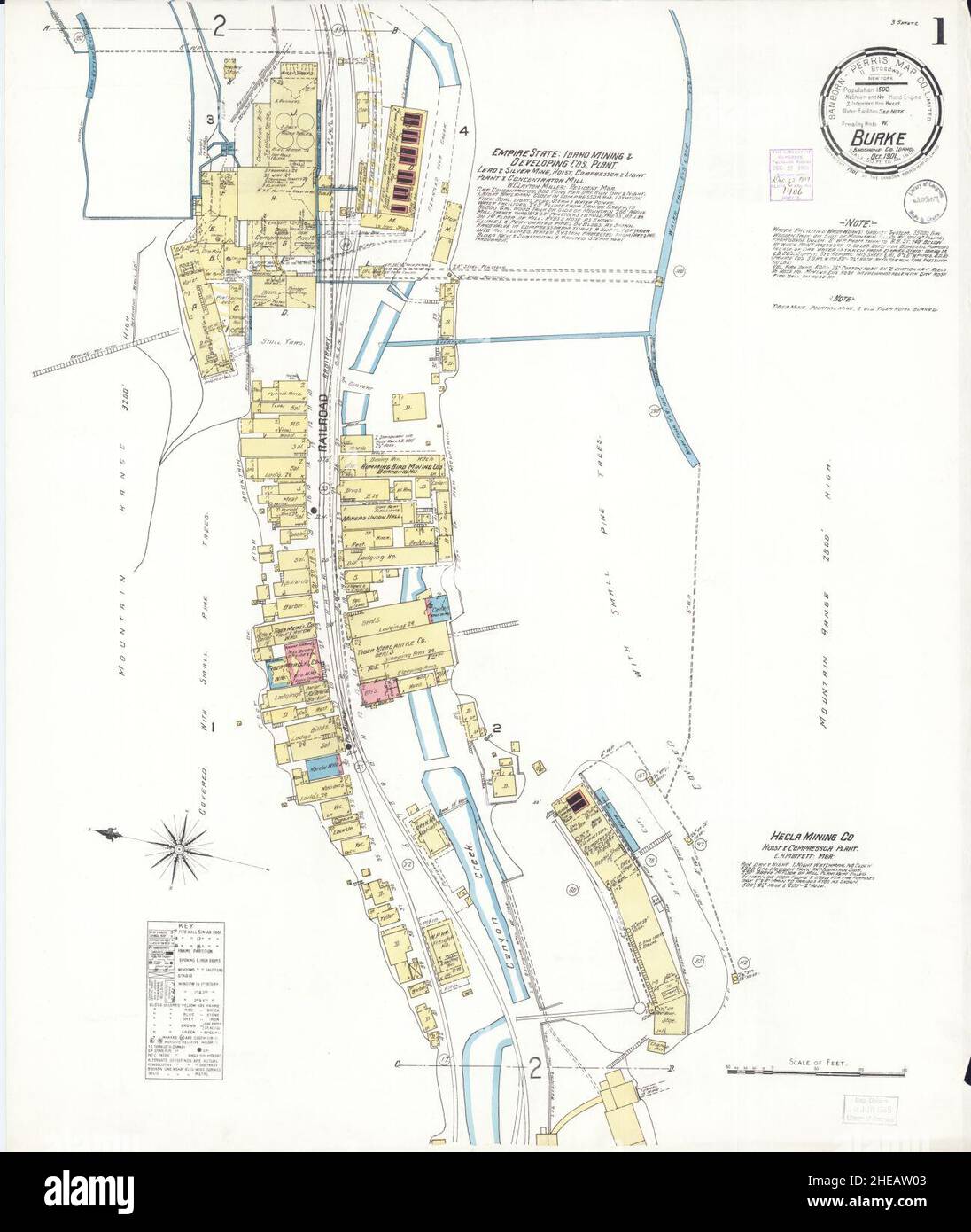 Burke map hi-res stock photography and images - Alamy